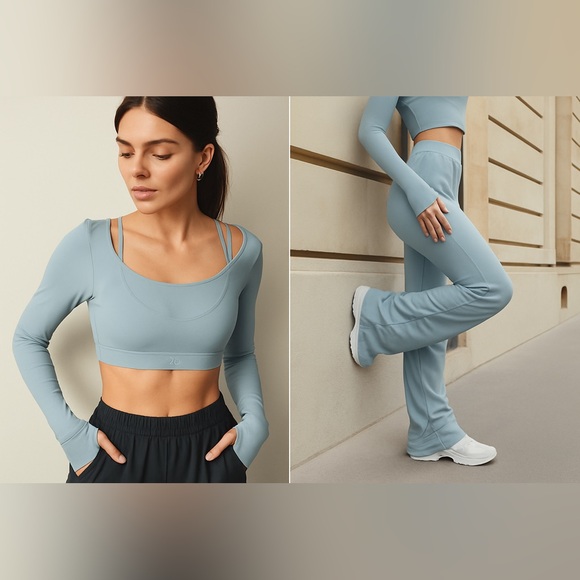 ALO Yoga | Tops | Set Alo Yoga Airlift Long Sleeve Ballet Dream Bra In ...